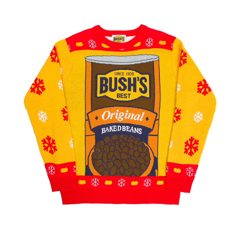 Original Baked Bean Holiday Sweater – Shop.BushBeans.com